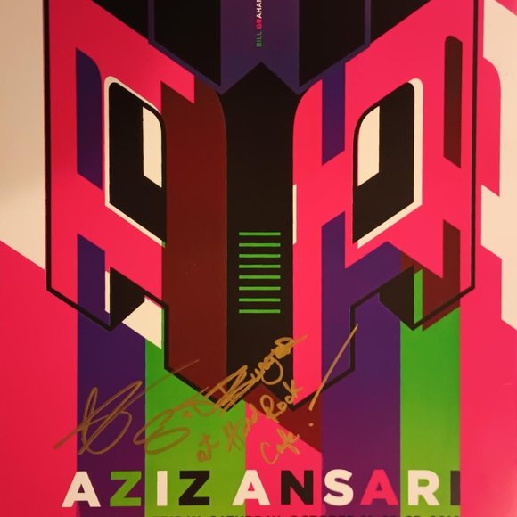 Aziz Ansari | Art | 20 Aziz Ansari Signed Original Concert Poster ...